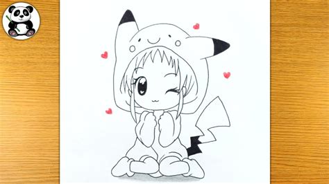 Pikachu Girl Chibi Alsiel Lan Chibi Pika Pika Girl