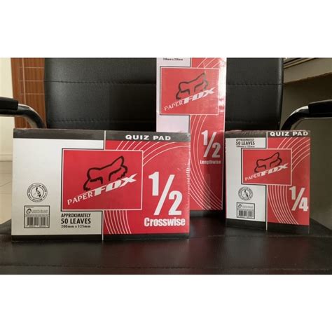 Intermediate Pad Paper Paper Fox Sold Per Rim 5 Pads Per Ream