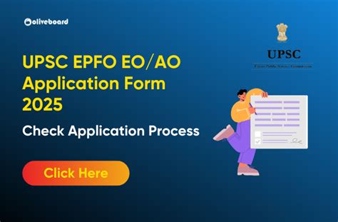 Upsc Epfo Eoao Application Form 2025 Check The Details