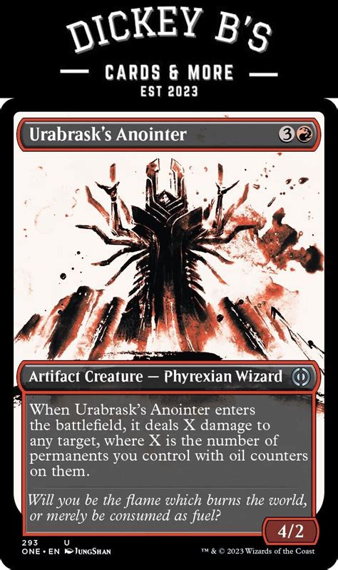 Magic The Gathering All Will Be One 293 Urabrasks Anointer Showcase