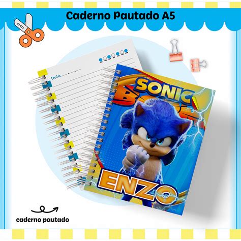 Kit Digital Encadernação Sonic Completo