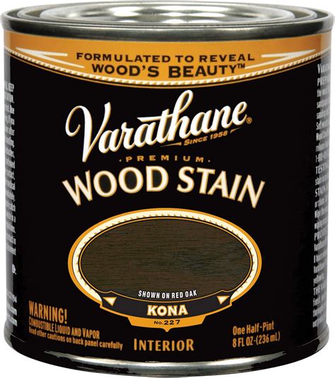 Varathane 254356 Premium Wood Stain Half Pint Kona Household Wood