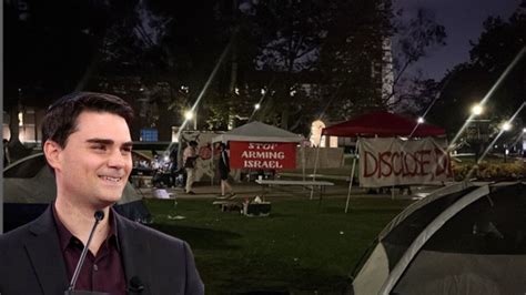 Anti Israel Activists Erect Gaza Camp At Ucla Ahead Of Ben Shapiro