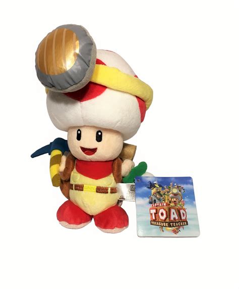 Little Buddy Super Mario Bros Captain Toad Standing Pose Stuffed Plush