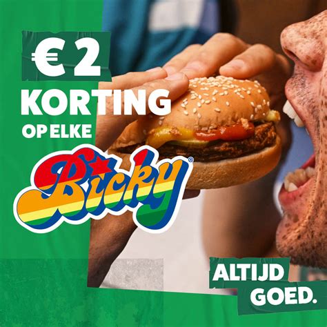 Bicky €2 Korting Bicky