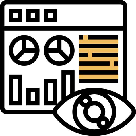 Data Visualization Meticulous Yellow Shadow Icon