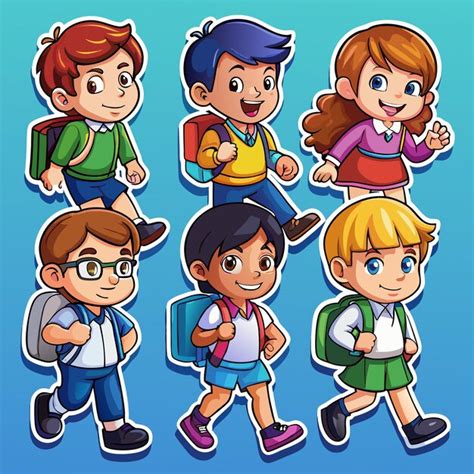 Back To School Animation Premium Ai Generated Vector
