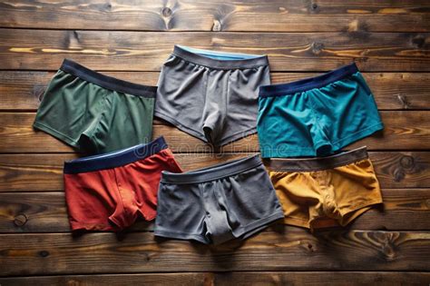 Effortless Style Modern Mens Underwear Featured On A Rustic Wooden
