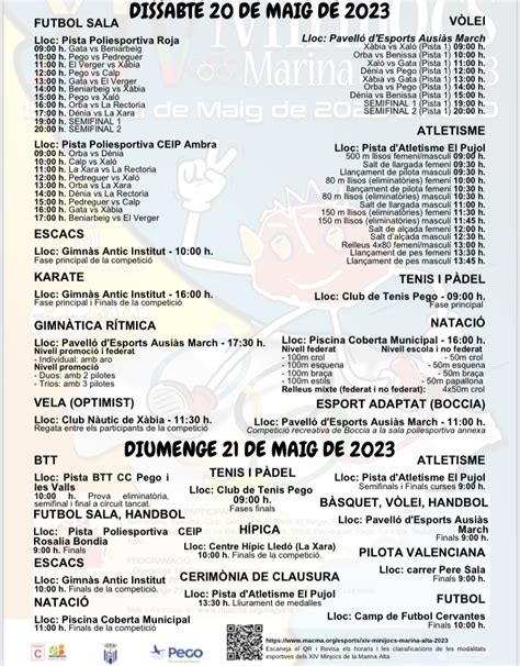 Los Mini Jocs Olímpics Se Estrenan En Pego Hoy Con La Ceremonia