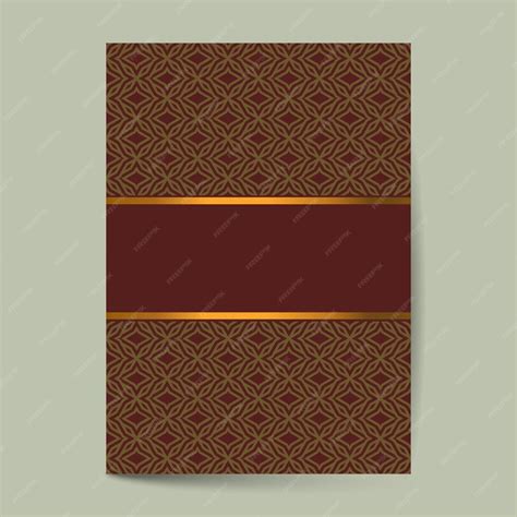 Premium Vector Luxury Premium Cover Page Design For Flyer Book Design Or Menu Template