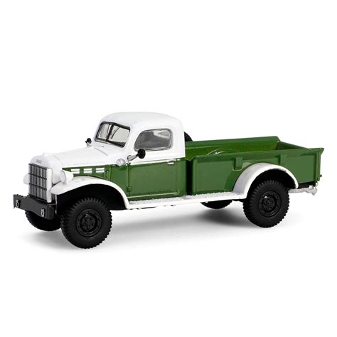 1950 Dodge Power Wagon Green And White W ¼ Ton Cargo Trailer Hitch