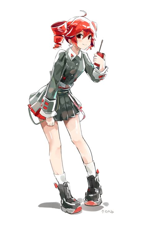 Safebooru 1girl Absurdres Ahoge Ankle Boots Artist Name Black Boots