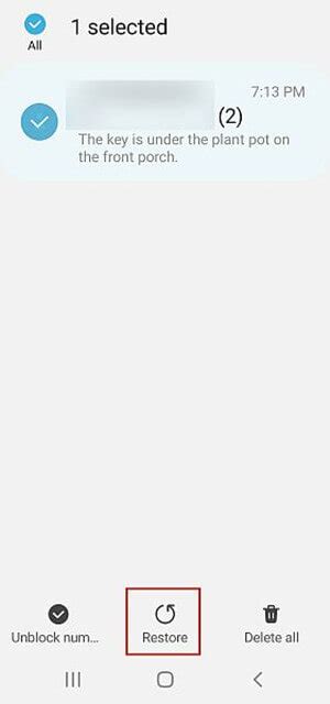 Answered How To Retrieve Blocked Messages On Android
