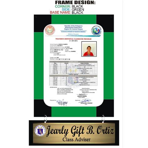 Customize Door Nameplate Class Program Holder Acrylic Doorname