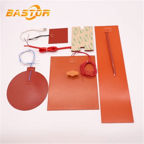 China Customized Silicone Heating Element 12v 20w Manufacturers