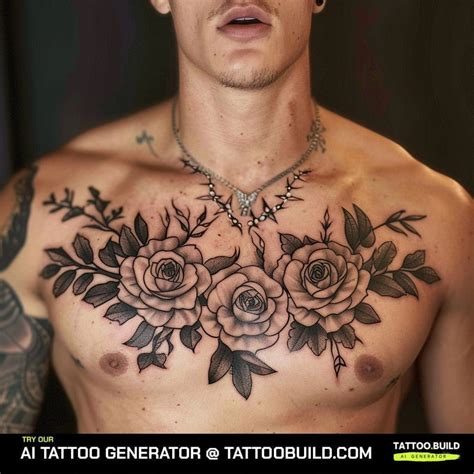 Flower Chest Tattoo For Male 12 Lovely Ideas Mens Body Tattoos