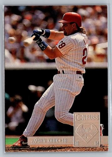 1994 Donruss 7 John Kruk Special Edition Ebay