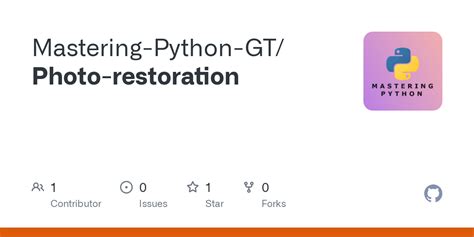 Github Mastering Python Gtphoto Restoration
