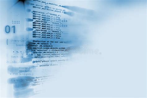 Programming Code Abstract Technology Background Stock Illustration