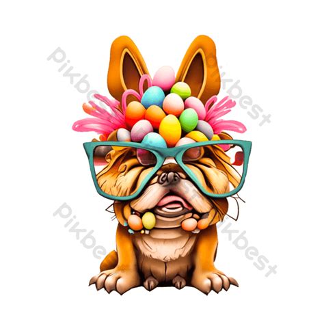 Cute Easter Dog Free Png Png Images Psd Free Download Pikbest