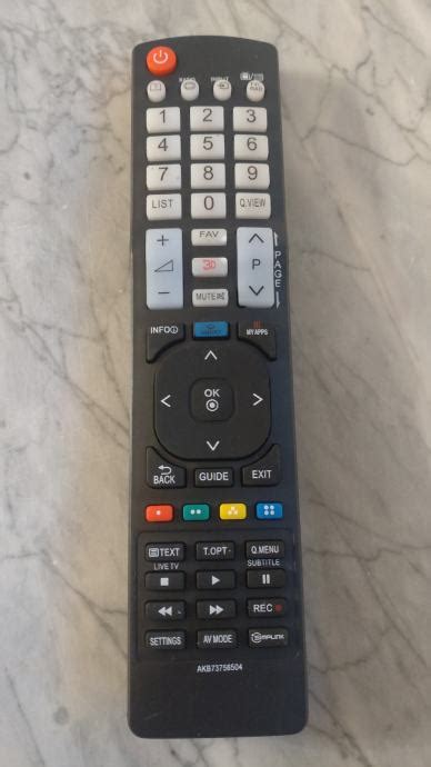 Daljinec Za Lg Akb73756504