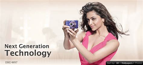 Deepika Padukone Sony Cybershots Wallpapers