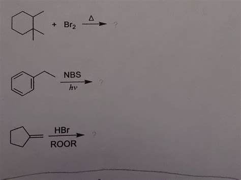 Solved ♡ Br2 Nbs Hy Hbr Roor