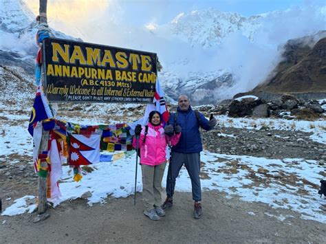 Cs Reddy On Linkedin Annapurna Base Camp Abc At An Elevation Of