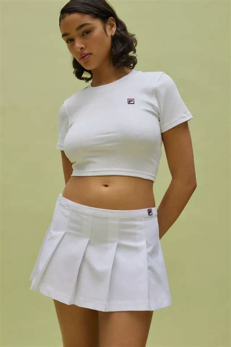 Fila X Hailey Pleated Mini Skirt Urban Outfitters