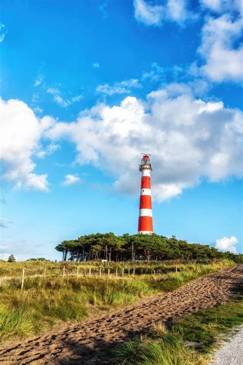 The Ameland Lighthouse The Bornrif Stock Image Image Of Coast