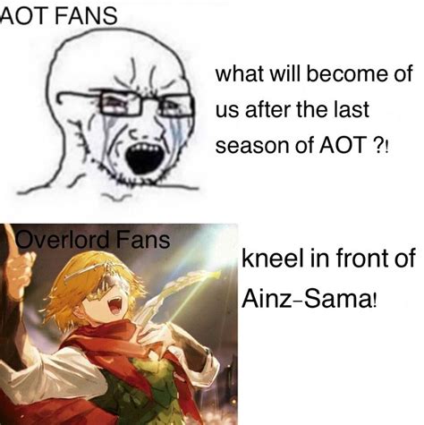 Overlord Meme Attack On Titan Meme