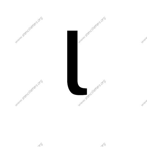 Sans Serif Modern Uppercase And Lowercase Letter Stencils A Z 14 Inch Up To 36 Inch Printable