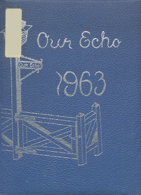 1963 Yearbook From Spaulding High School From Barre Vermont For Sale
