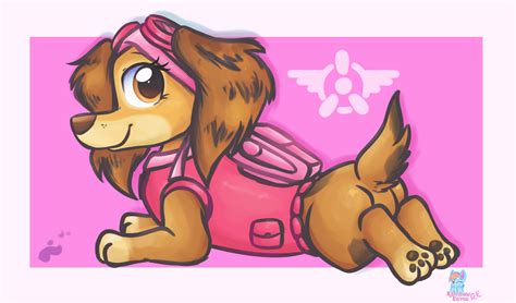 Paw Patrol Movie Liberty In Skyes Clothing By Rainboweevee Da On Deviantart