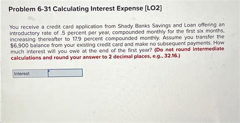 Solved Problem 6 31 ﻿calculating Interest Expense [lo2]you
