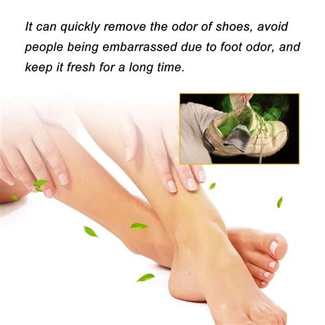 Deodorant Shoe Stickers Plant Ingredients Fresh Sneakers Odor