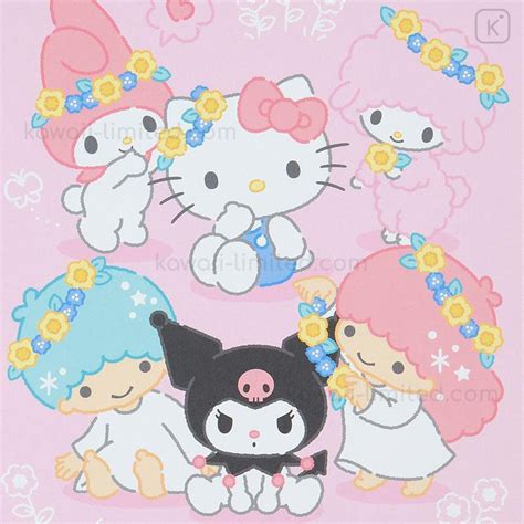 Japan Sanrio Original Blank Notebook Pink Kawaii Limited