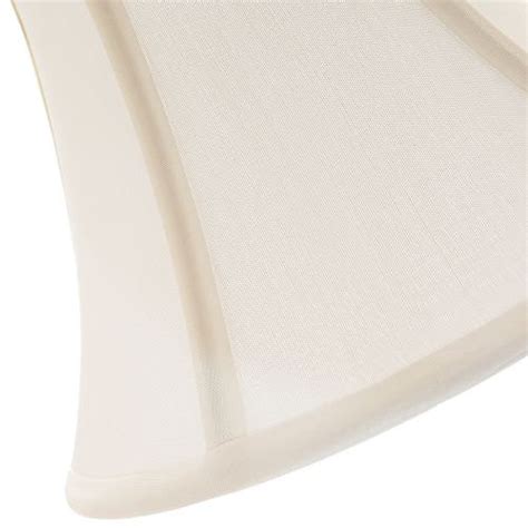 Traditional Empire Shaped 14 Inch Lamp Shade In Rich Silky Cream Cotton