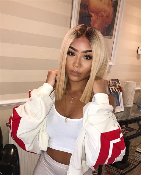 Immysx On Instagram “i Got A Lot To Smile About ” Blonde Bob Wig