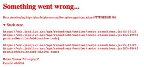 Error I Dont Understand Preventing Doc Rendering · Issue 604 · Redoclyredoc · Github