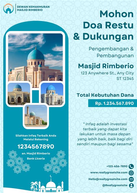 Halaman 2 Gratis Desain Contoh Masjid Canva