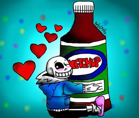 Sans Love Ketchup By Drogosaur On Deviantart