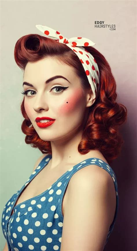 3 Retro Bandana With Pin Up Curls Top 8 Fab Bandana Hairstyles To