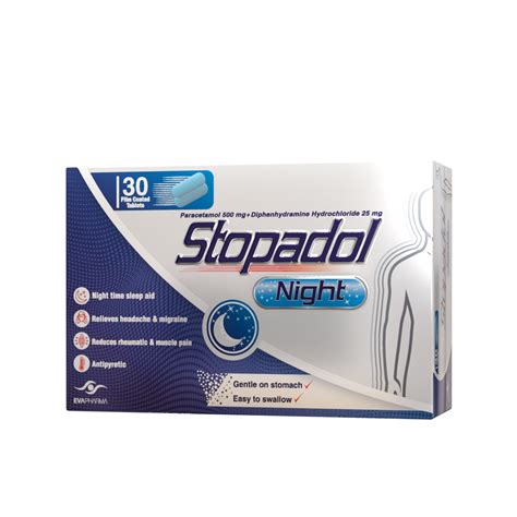 Eva Stopadol Night 20 Tab Nahdi