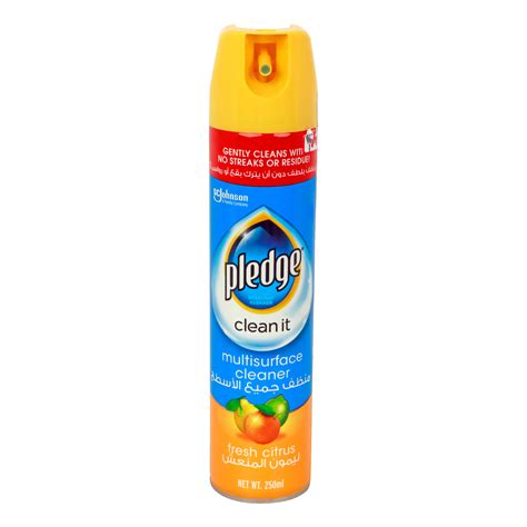 Pledge Multi Surface Cleaner Fresh Citrus 250 Ml Online At Best Price