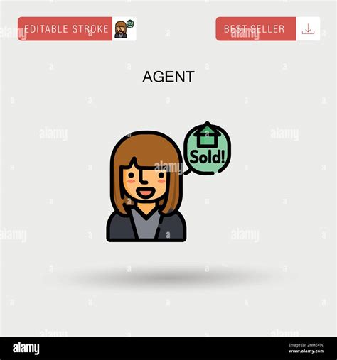 Estate Agent Couple Stock Vector Images Alamy