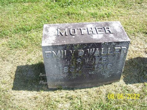 Emily Dora Waller Skeels 1854 1916 Find A Grave Memorial