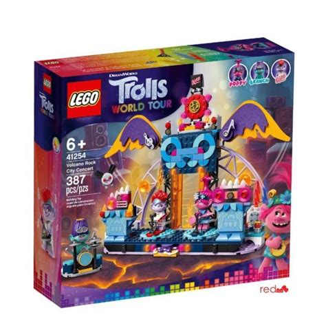 Promo Lego 41254 Trolls World Tour Volcano Rock City Concert Diskon 56 Di Seller Red Brick
