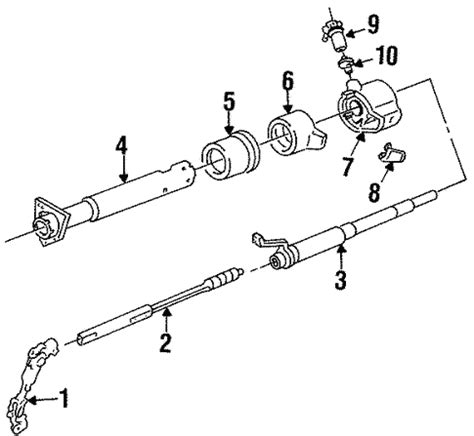 Steering Column Assembly For 1990 Gmc G3500