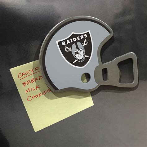 Las Vegas Raiders Official Nfl Bottle Opener For Sale Game Room Gorilla